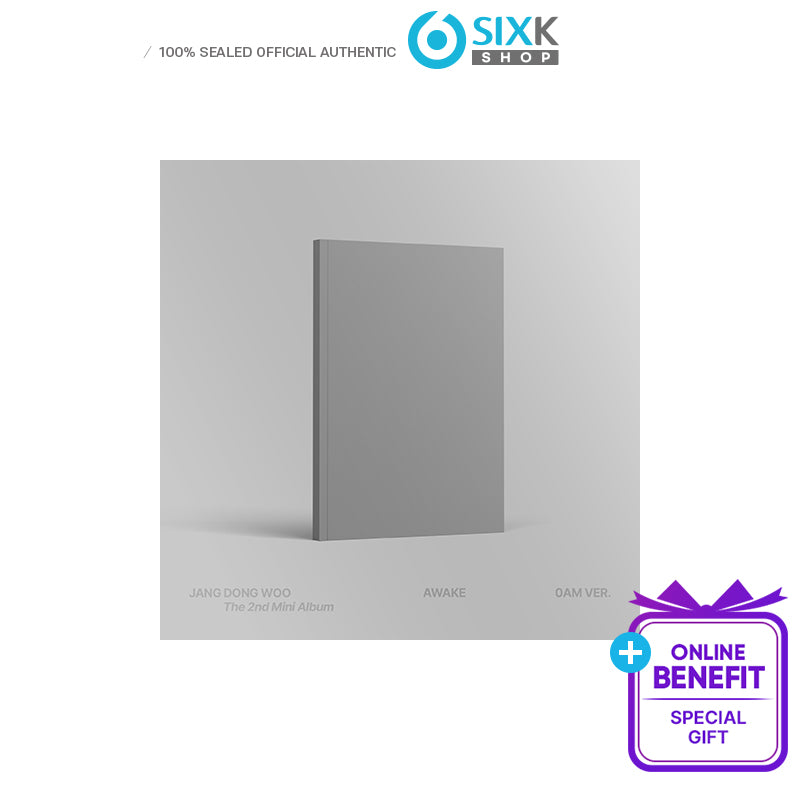 JANG DONGWOO(INFINITE) - Mini 2nd Album [Awake] 0AM Ver. (Online Benef – Sixkshop